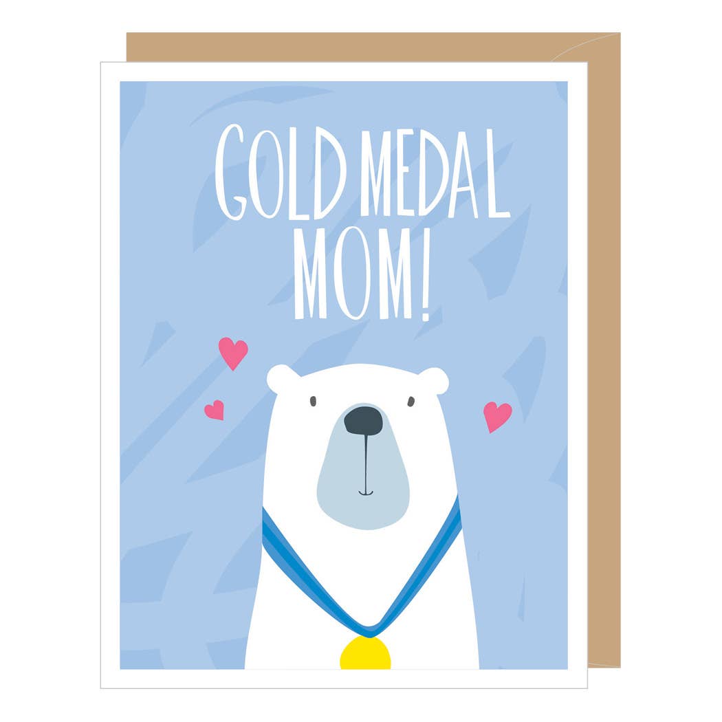 "Gold Medal Mom" Mother's Day Card