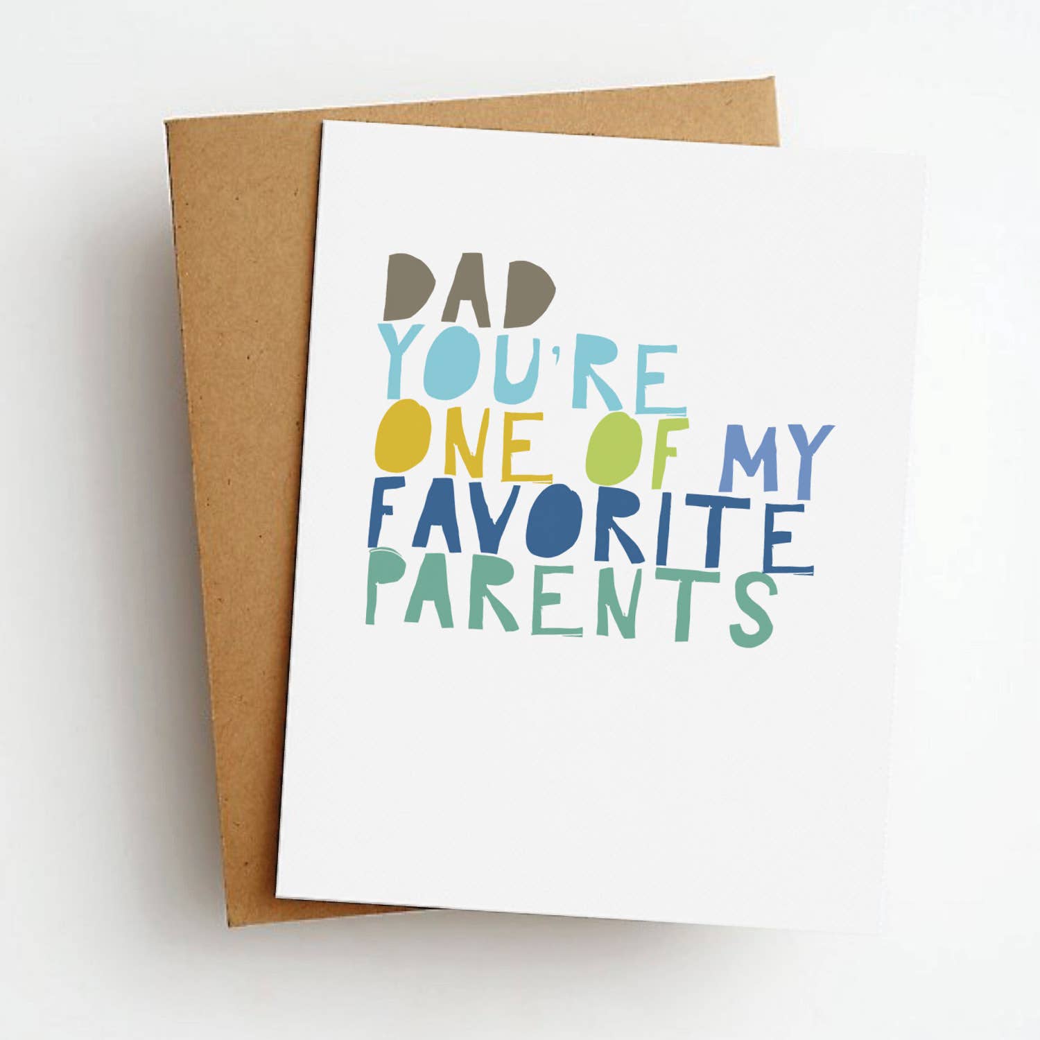 Favorite Parents Father's Day Greeting Card