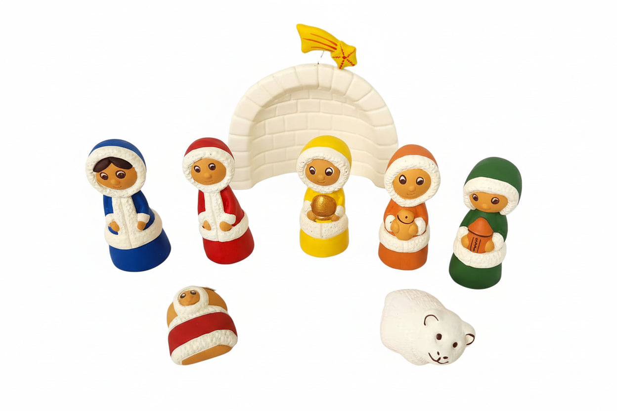Eskimo Nativity Set - 9 Piece