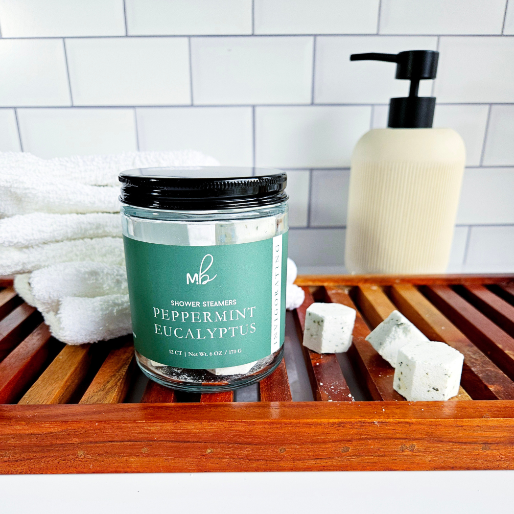 Sea Salt Shower Steamers | 12 ct Glass Jar